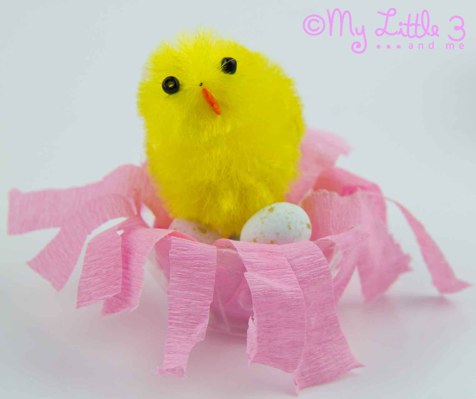 Make Mini Easter Baskets - Little Chick Nests - Kids Craft Room