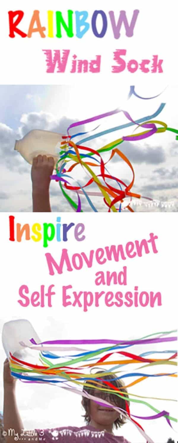 How To Make A Windsock: Kid's Rainbow Craft
