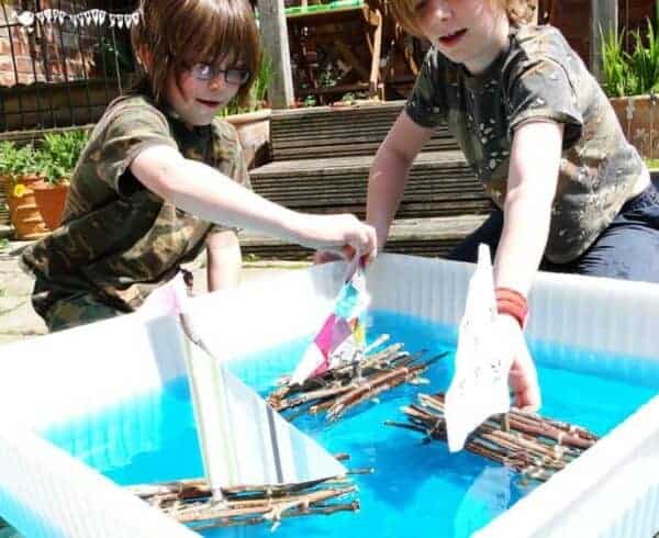 Stick Raft Building STEM Project - Kids Craft Room