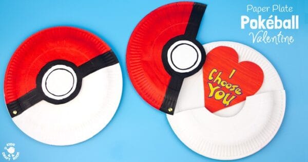 Paper Plate Pokeball Craft - Kids Craft Room