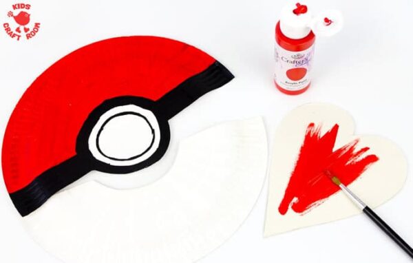 Paper Plate Pokeball Craft - Kids Craft Room