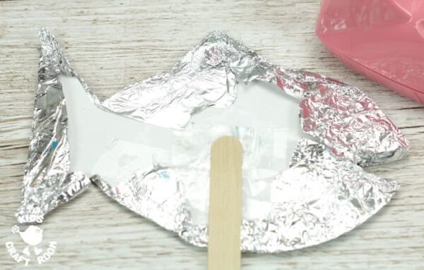 Gorgeous Embossed Foil Fish Craft - Kids Craft Room