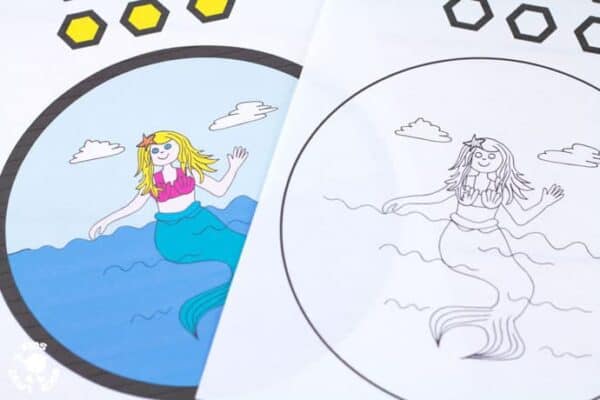 Moving Paper Plate Porthole Craft - Kids Craft Room