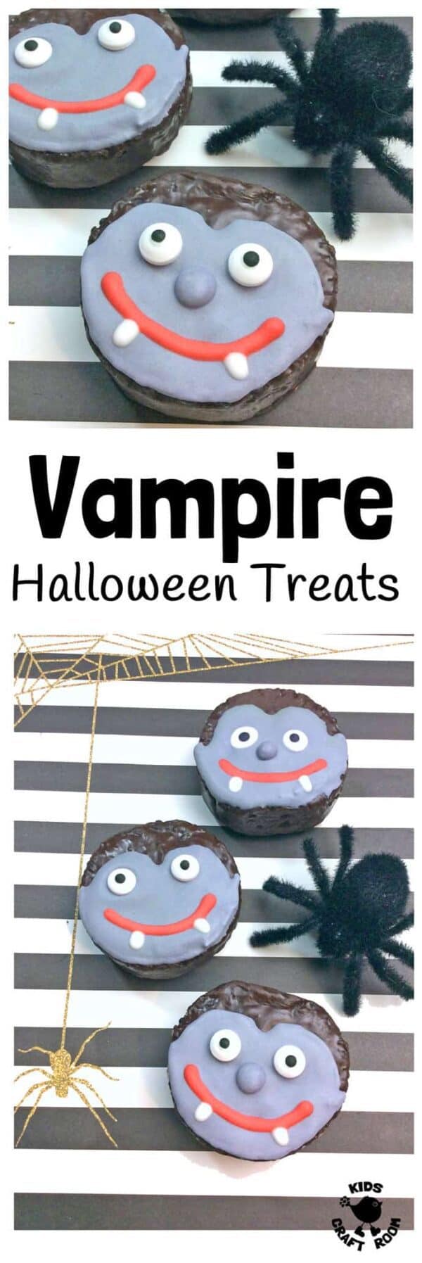Easy Vampire Halloween Treats - Kids Craft Room