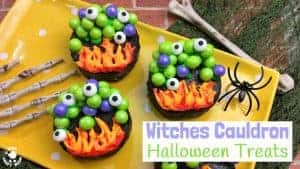Witches Cauldron Halloween Treats - Kids Craft Room