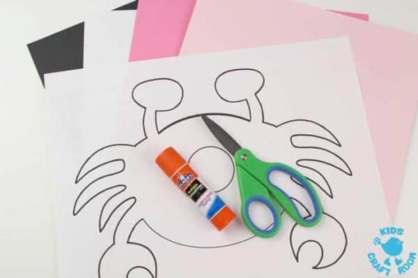 Paper Weaving Crab Craft - Kids Craft Room