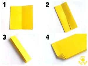 How To Make Folded Paper Leaves - Kids Craft Room