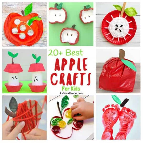 24 Best Apple Crafts For Kids To Make Kids Craft Room