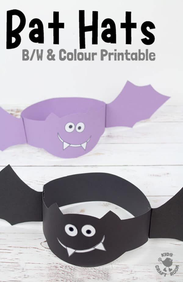 Printable Bat Hat Craft - Kids Craft Room