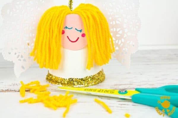 Pretty Paper Cup Angel Craft - Kids Craft Room