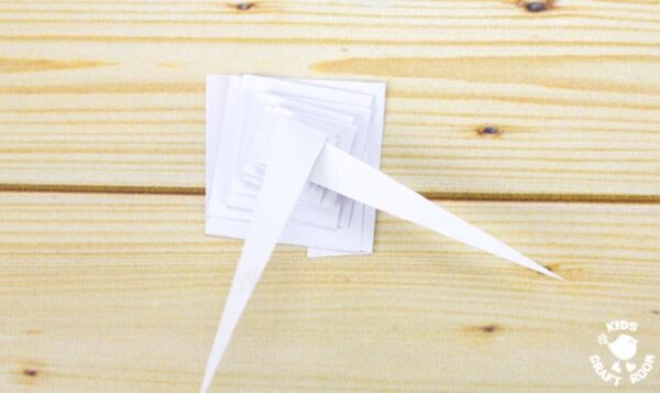 Fabulous Folded Paper Icicle Craft - Kids Craft Room