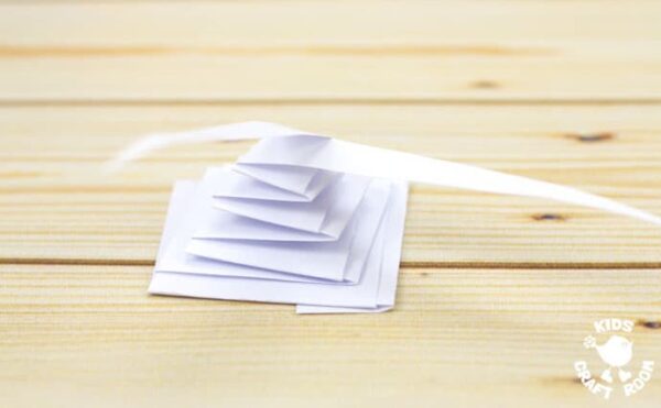 Fabulous Folded Paper Icicle Craft - Kids Craft Room
