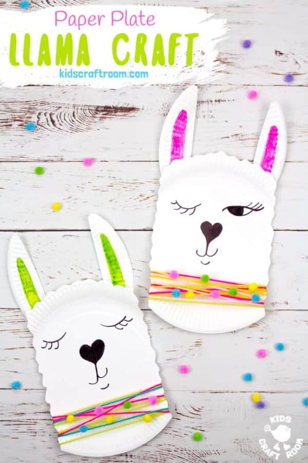 Paper Plate Llama Craft - Kids Craft Room