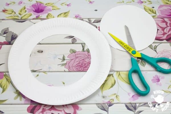 Paper Plate Easter Bunny Wreath Craft - Kids Craft Room