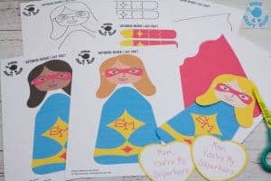Mother's Day Superhero Puppet Craft - Kids Craft Room