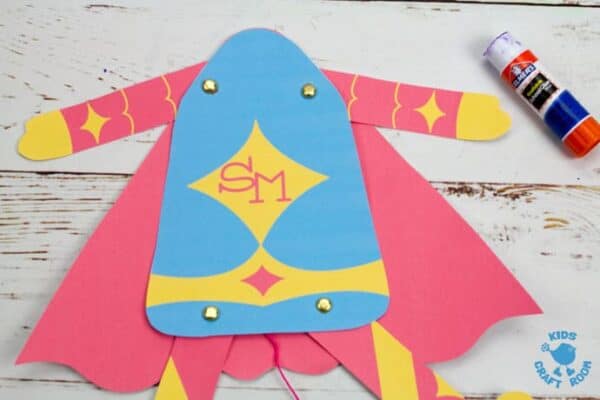 Mother's Day Superhero Puppet Craft - Kids Craft Room