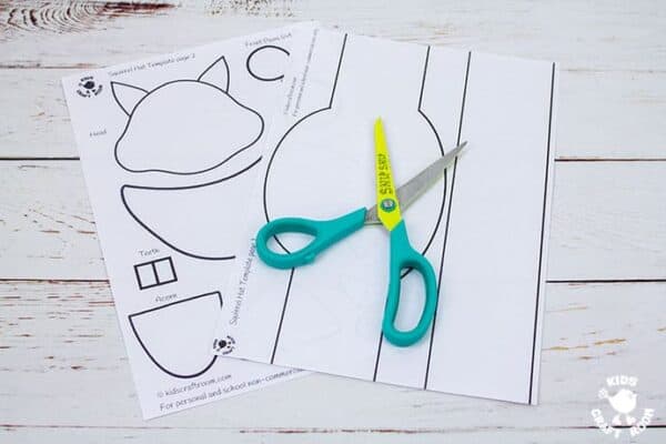 Printable Squirrel Hat Craft - Kids Craft Room