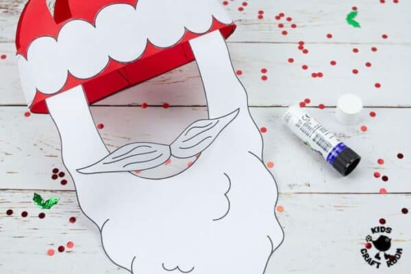 Paper Santa Hat Craft To Make and Wear - Kids Craft Room