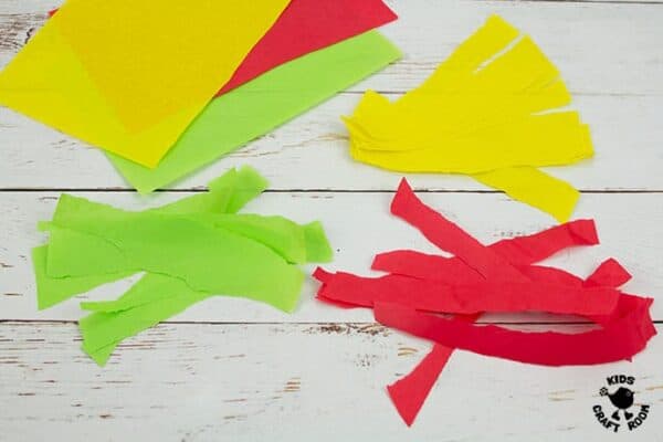 Tissue Paper Christmas Tree Suncatcher Craft - Kids Craft Room