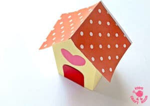 3D Paper House Craft - Kids Craft Room