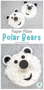 Paper Plate Polar Bear Craft - Kids Craft Room