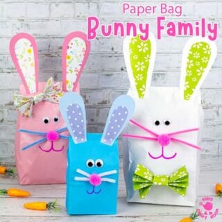 Stuffed Paper Bag Bunny Craft - Kids Craft Room
