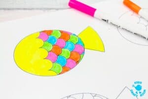 Swimming Fish Craft - Kids Craft Room