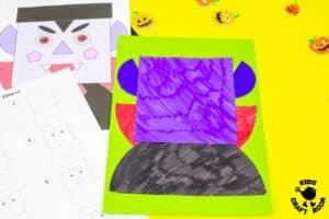 Shape Vampire - Math Halloween Craft - Kids Craft Room