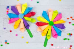 How to Make Sticky Note Flowers - Kids Craft Room