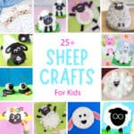 Spring Sheep Crafts For Kids - Kids Craft Room