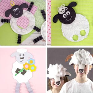 Spring Sheep Crafts For Kids - Kids Craft Room