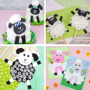 Spring Sheep Crafts For Kids - Kids Craft Room
