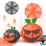3D Paper Pumpkin Craft - Kids Craft Room