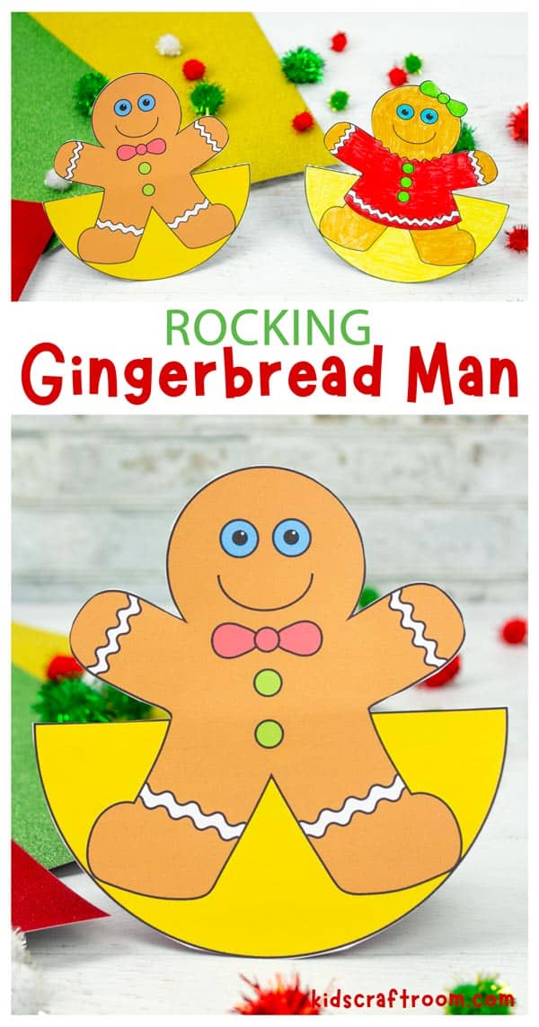 Rocking Gingerbread Man Craft - Kids Craft Room