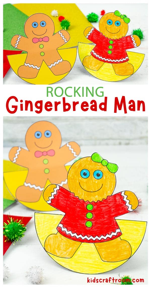 Rocking Gingerbread Man Craft - Kids Craft Room