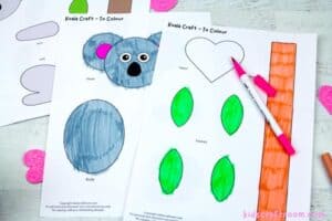 Valentine Koala Craft - Kids Craft Room