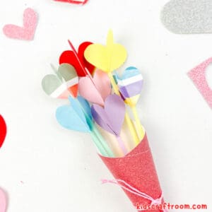 Heart Bouquet Craft For Kids - Kids Craft Room
