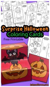 Surprise Halloween Cards For Kids (Free Printable) - Kids Craft Room