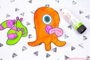 Build A Monster Craft (Free Printable) - Kids Craft Room