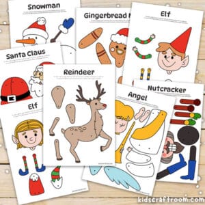Free Printable Christmas Puppets For Kids - Kids Craft Room