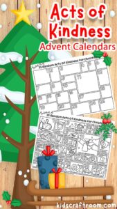 Random Acts of Kindness Advent Calendar (Free Printable) - Kids Craft Room