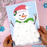 Snowman Countdown To Christmas Advent Calendar For Kids - Kids Craft Room