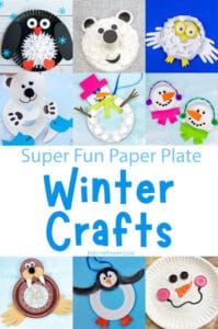 Easy and Fun Paper Plate Winter Crafts For Kids - Kids Craft Room