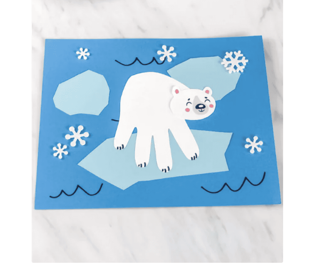 47 Cute Polar Bear Crafts For Kids To Make This Winter - Kids Craft Room
