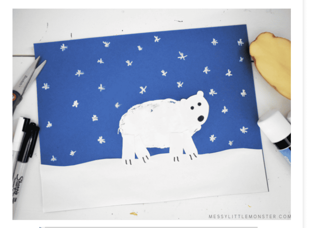 47 Cute Polar Bear Crafts For Kids To Make This Winter - Kids Craft Room
