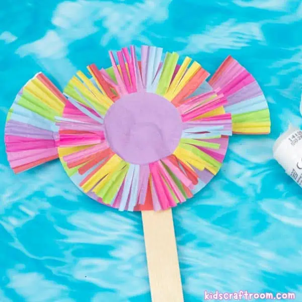 Cute Cupcake Liner Puffer Fish Craft For Kids - Kids Craft Room