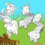 Farm Animal Finger Puppets For Kids (Free Printable) - Kids Craft Room