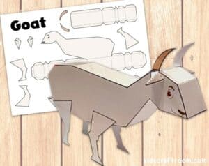 3D Farm Animal Crafts For Kids (Free Printable) - Kids Craft Room