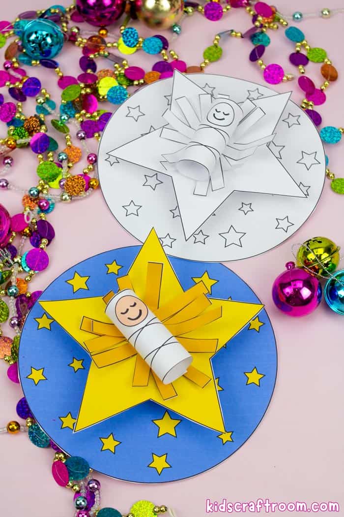 3D Baby Jesus Ornament - Nativity Craft For Kids - Kids Craft Room