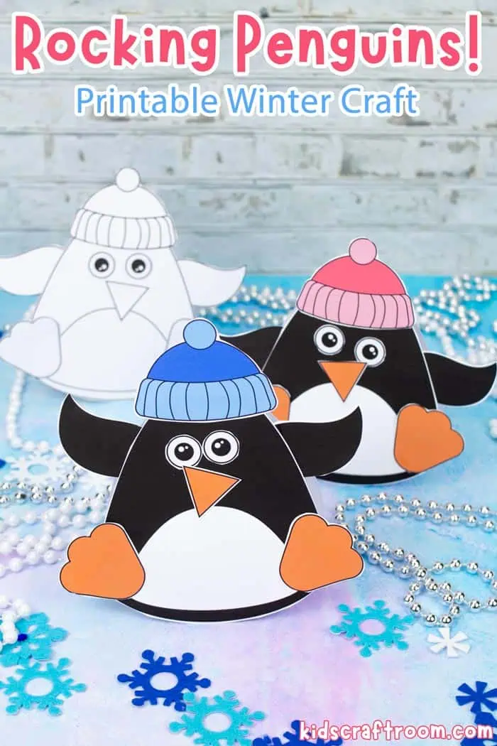 Printable Rocking Penguin Craft For Kids - Kids Craft Room